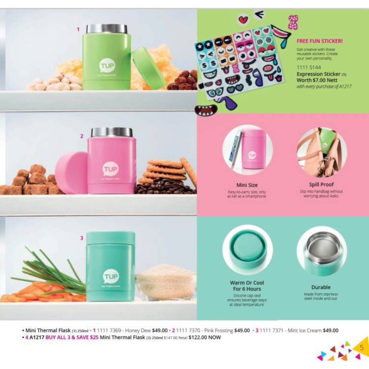 tupperware mini thermal flask 250ml (green) | Shopee Malaysia