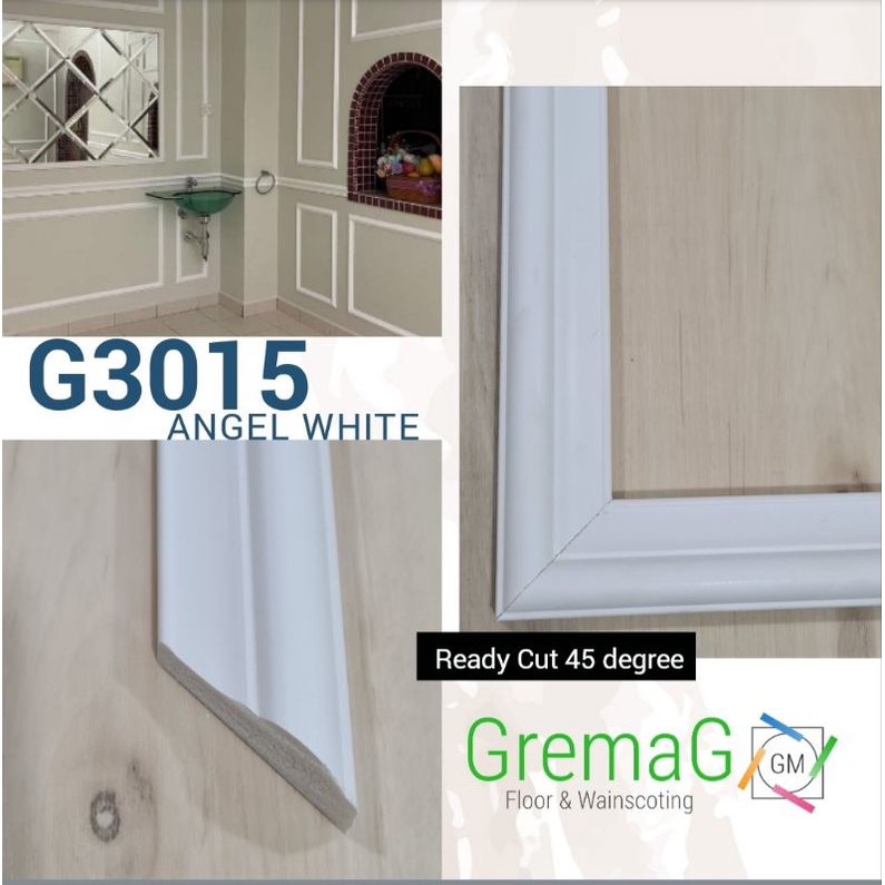 G3012/G3015/4.5ft to 8ft/PRE ANGLE CUT /SIAP POTONG WAINSCOTING/M3015 ...