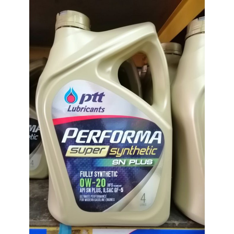 PTT Lubricant Performa Super Synthetic SAE 0W - 20 | Shopee Malaysia