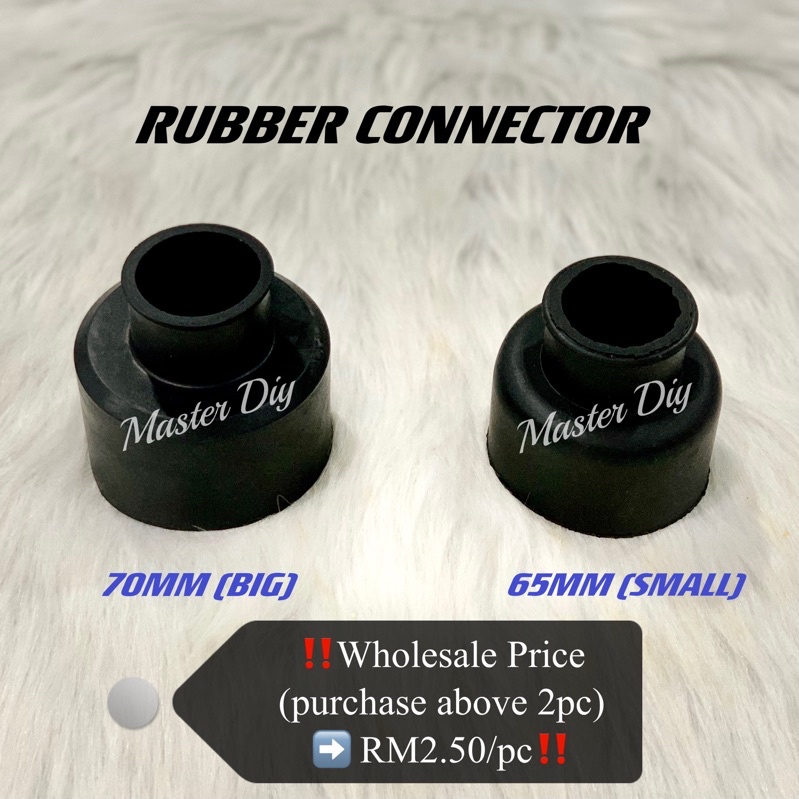 ‼️READY STOCK‼️FLUSH PIPE BLACK RUBBER CONNECTOR / JAMBAN GETAH ...