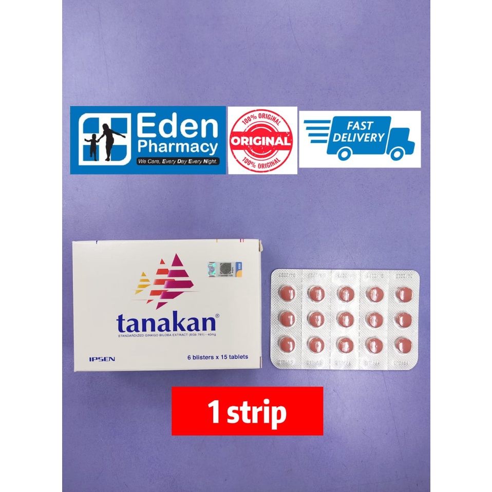 IPSEN Tanakan 40mg ( 1 x 15's ) / ( 6 x 15's ) | Shopee Malaysia