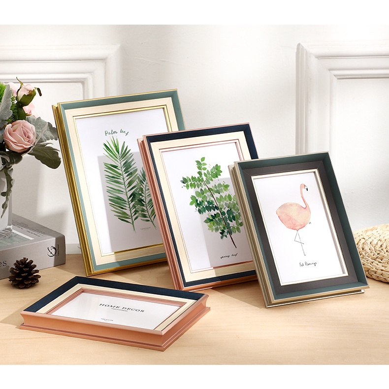 [Ready Stock] Color Matching Photo Frame Setting Table Modern ...