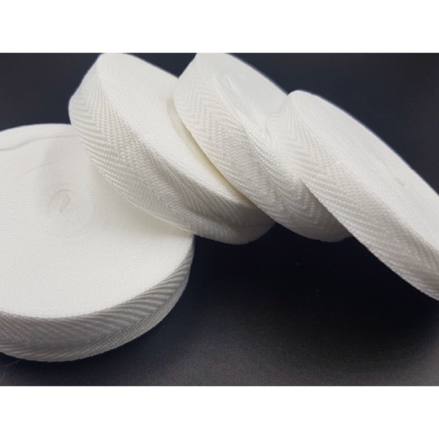 White cotton tape/Tali Barut 12mm (pack of 10rolls) | Shopee Malaysia