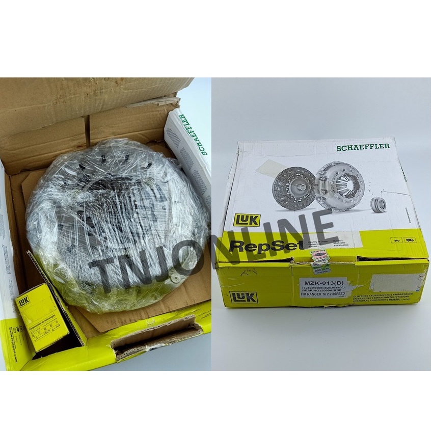 LUK CLUTCH KIT SET- FORD RANGER T6 2.2 - 5SPEED (625304409) (625304400 ...