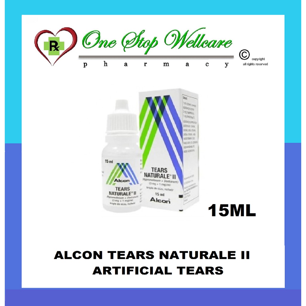 ALCON TEARS NATURALE II ARTIFICIAL TEARS 15ML(EXP: 05/2027) | Shopee ...