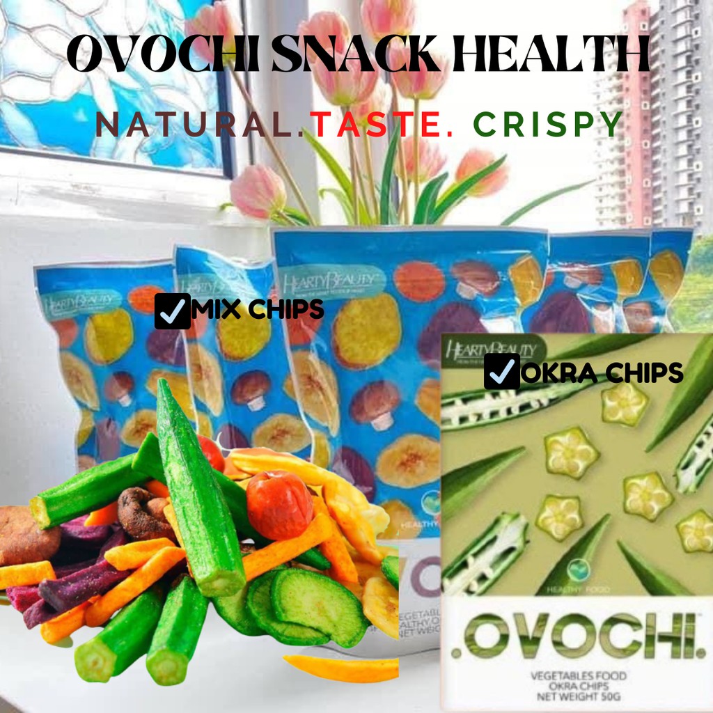 OVOCHI SNACK SNEK SIHAT VIRAL RANGUP - HEALTHY FOOD SEDAP OKRA CHIPS ...