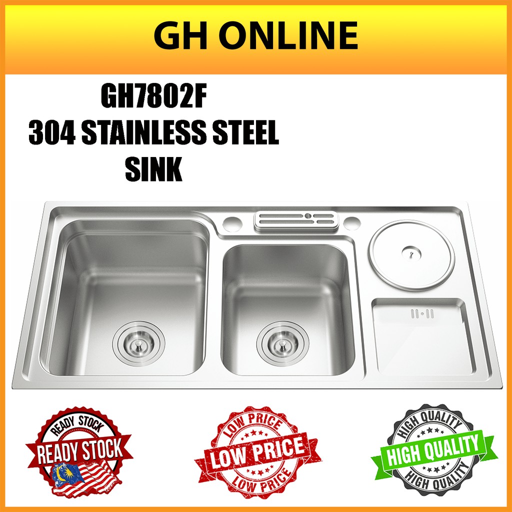 MULTIFUCNTION SINK SINKI STAINLESSTEEL WITH DUSTBIN COMPARMENT STYLIST ...