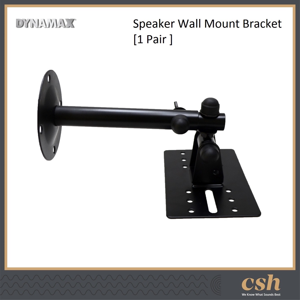 DYNAMAX SPS857E / SPS878 Speaker Wall Mount Bracket [1 Pair ] | Shopee ...