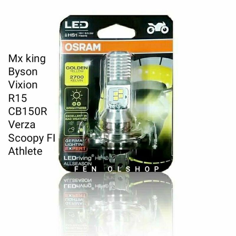 Original Osram HS1 LED Light - Yellow | Shopee Malaysia
