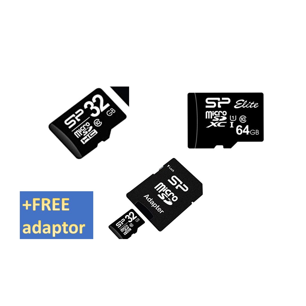 (Silicon Power) SP Elite Memory Card Class 10 32GB High speed capacity ...