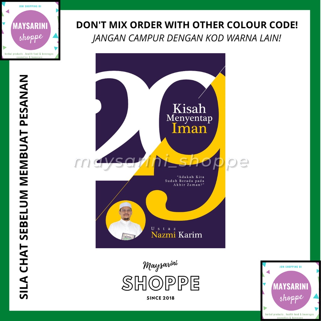 29 Kisah Menyentap Iman oleh Ustaz Nazmi Karim PTS | Shopee Malaysia