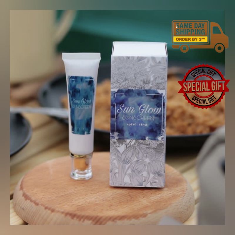 SUNGLOW SUNSCREEN VIRAL TIKTOK SPF 50+ 💯ORIGINAL HQ | Shopee Malaysia