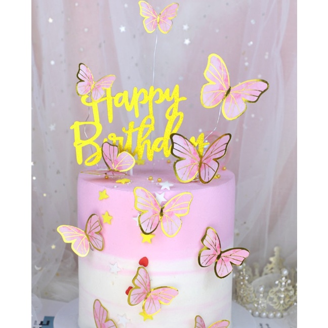 Butterfly Rama-Rama Cake Topper Decorations | Shopee Malaysia