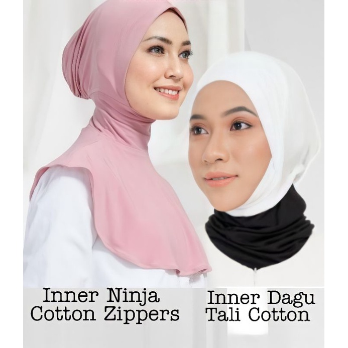 Inner Ninja Cotton Zippers /Inner Dagu Tali Cotton Premium/Inner Sukan ...