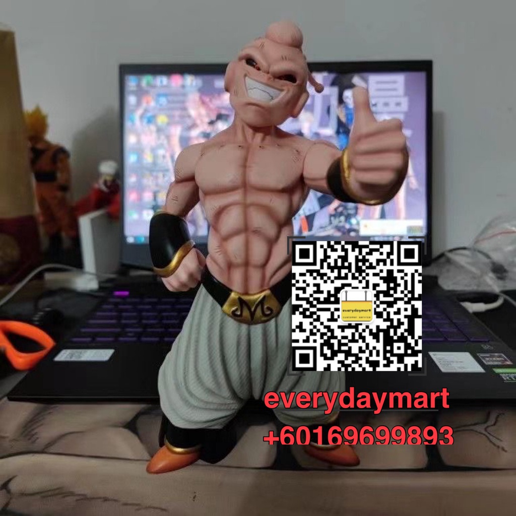 DRAGON BALL💥SMILING MAJIN BUU💥ACTION FIGURE TOYS🔥七龙珠微笑魔人布欧🔥手办模型 ...