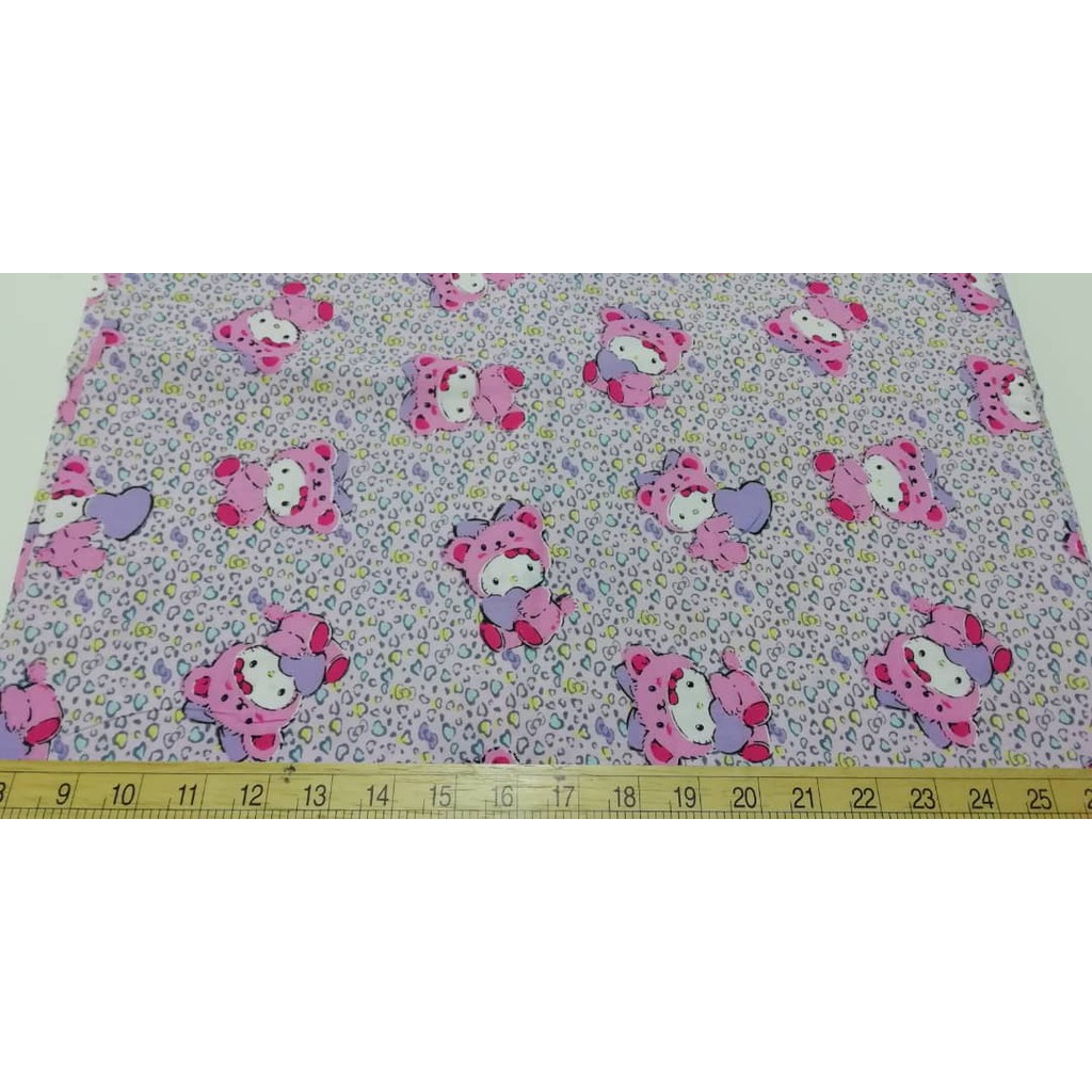 COTTON FABRIC-Hello Kitty #19 | Shopee Malaysia