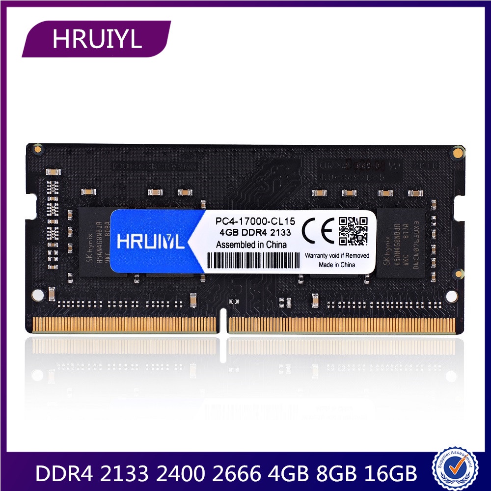 HRUIYL Laptop RAM DDR4 16GB 8GB 4GB 16G 8G 4G Memory DDR 4 PC4-17000 ...