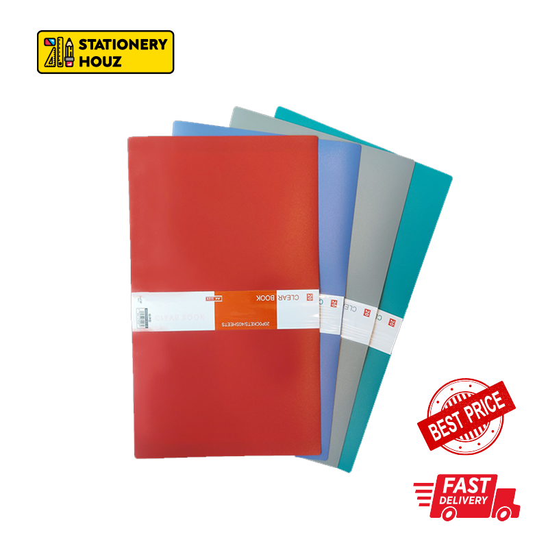 Stationery Houz A4 Clear Holder Book / Clear Book Display Folder ...
