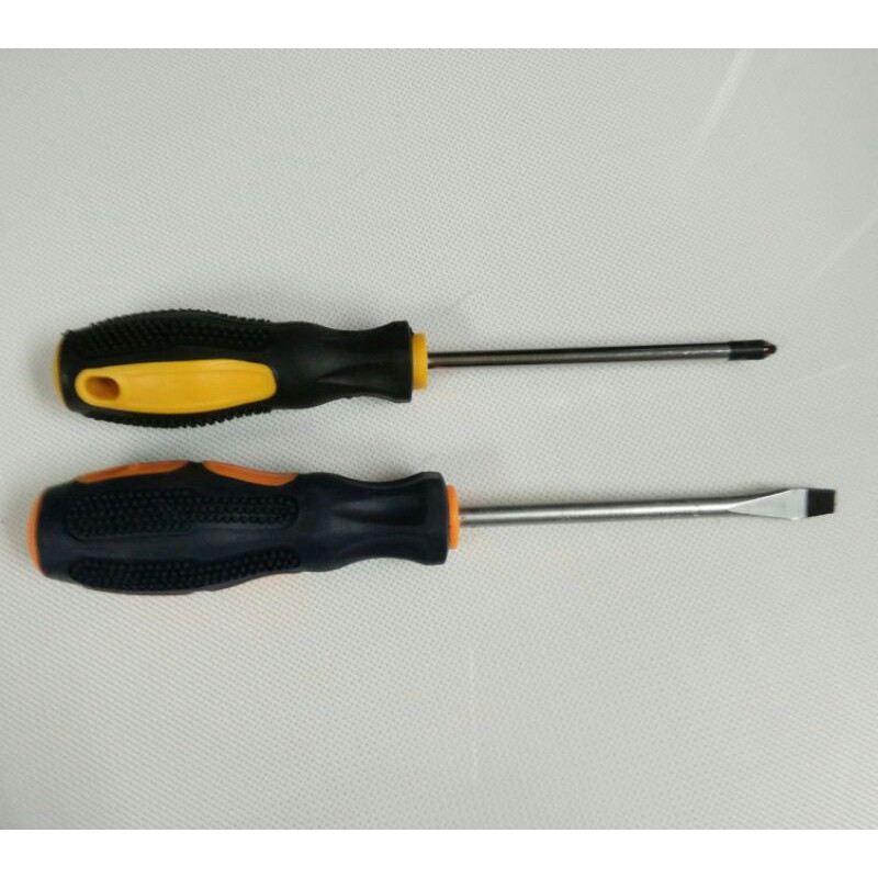 Handle Rubber Screwdriver ( + )( - ) | Shopee Malaysia