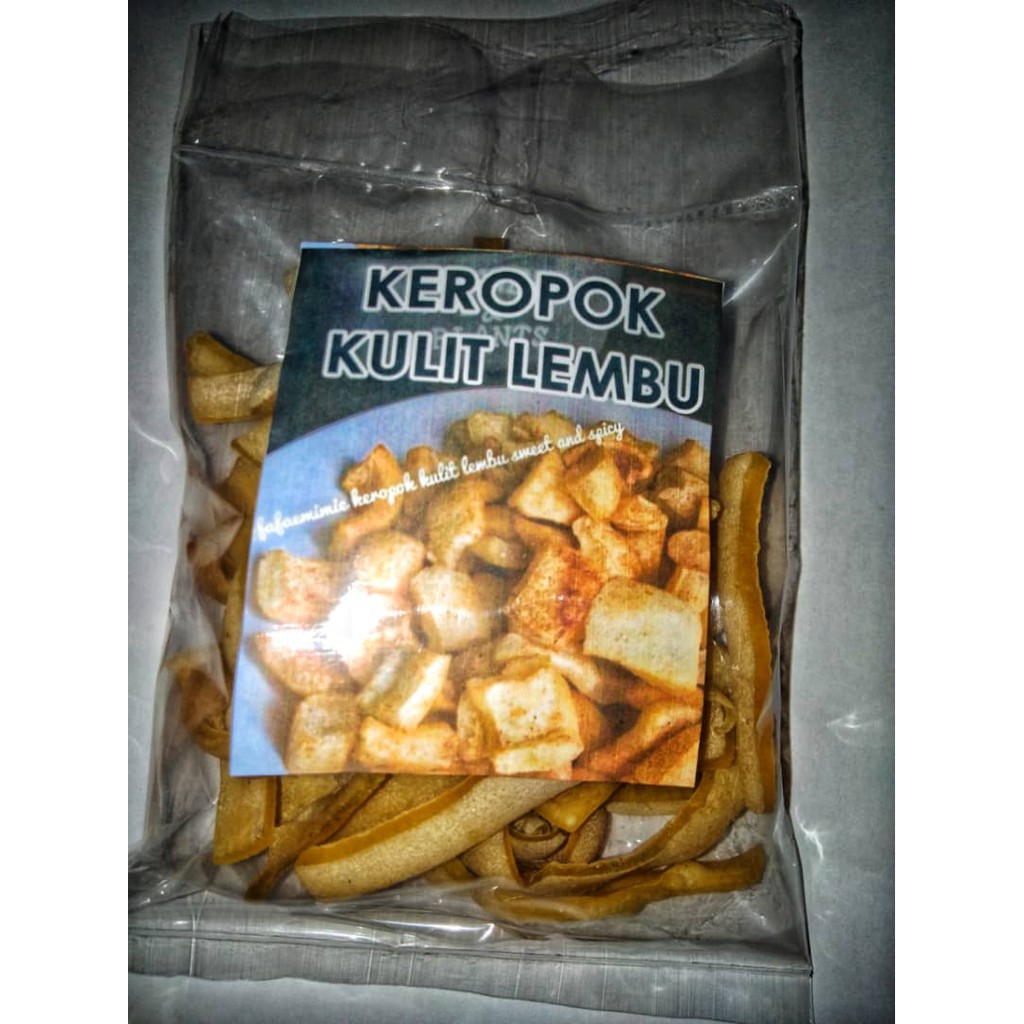 KEROPOK KULIT LEMBU BELUM GORENG 100GRAM (LULUS FASA 1 DIET ATKINS ...