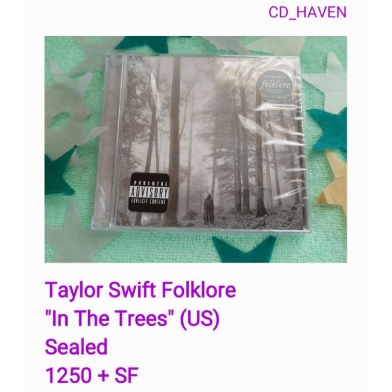 ON HAND!!! Taylor Swift Folklore Deluxe In The Trees US (sealed) | Shopee Malaysia