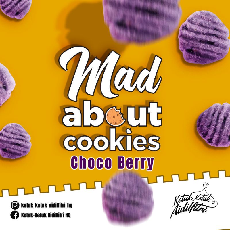 ChocoBerry Butter Cookies 💯 by Kkaf | Shopee Malaysia