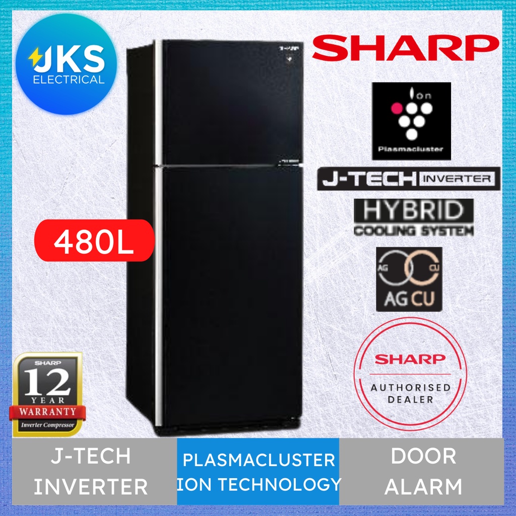 SHARP 440L/480L J-TECH INVERTER 2 Door Fridge | Pelican Series ...