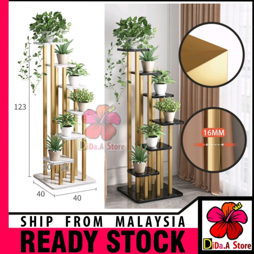 Rak Bunga Bonsai 6 tingkat / Rak Halaman Rumah / Rak Pasu Bunga Cantik ...