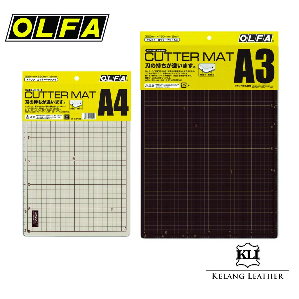 OLFA Self Healing Cutter Cutting Mat A1 A2 A3 A4 Double Sided Centimetre Grids Made in Japan ...