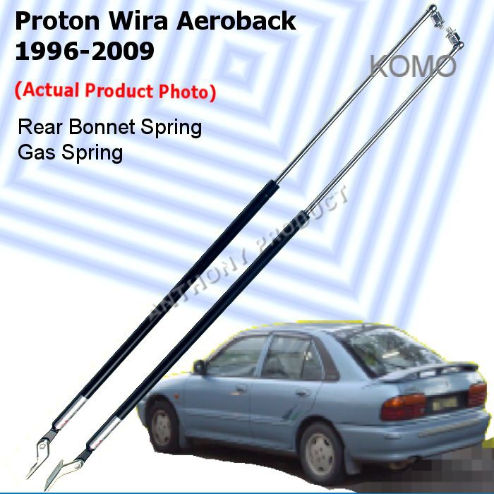 Proton Wira Aeroback Rear Gas Spring Backstay bonnet damper Boot Lifter ...