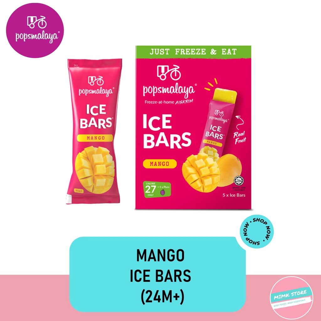 Pops Malaya Ice Bars Mango Ice Cream | Shopee Malaysia
