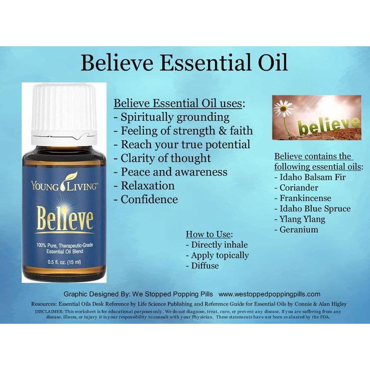 Believe Young Living Essential Oil