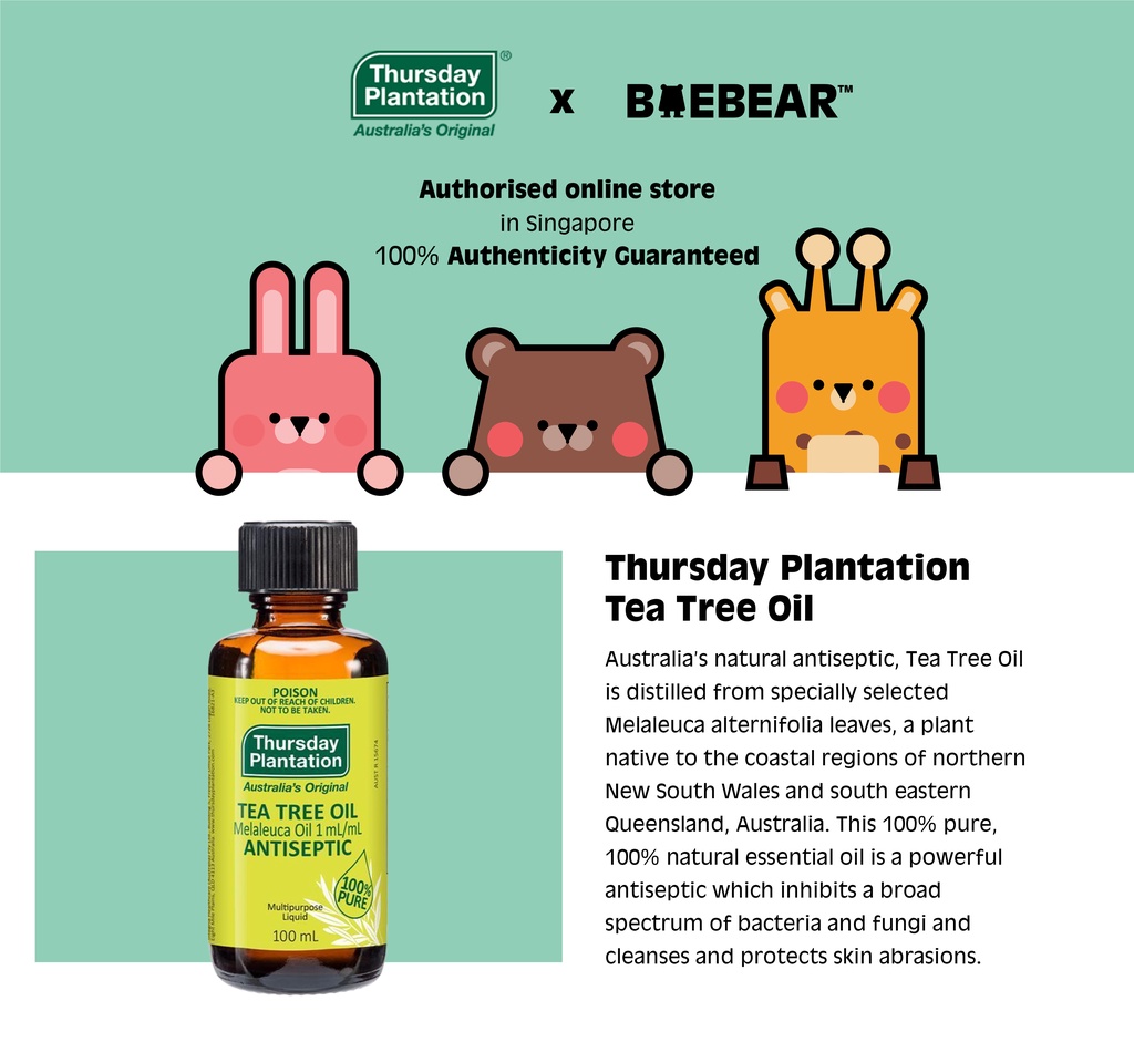 Thursday Plantation Tea Tree Oil Antiseptic 25ml/ 50ml/ 100ml / Tea Tree Medicated Gel for Acne ...