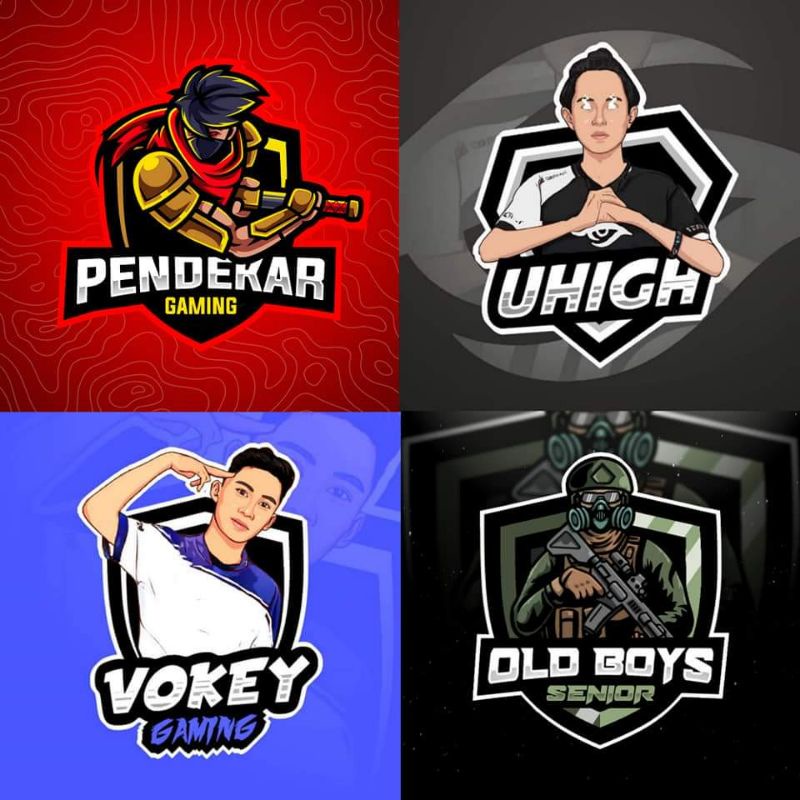 Streamer Logo | Gaming Logo Murah | Malaysia | Shopee Malaysia