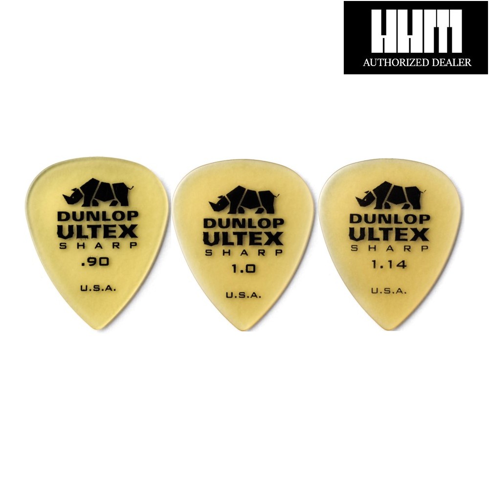 Jim Dunlop ULTEX® SHARP Pick (0.9mm/1.0mm/1.14mm) | Shopee Malaysia