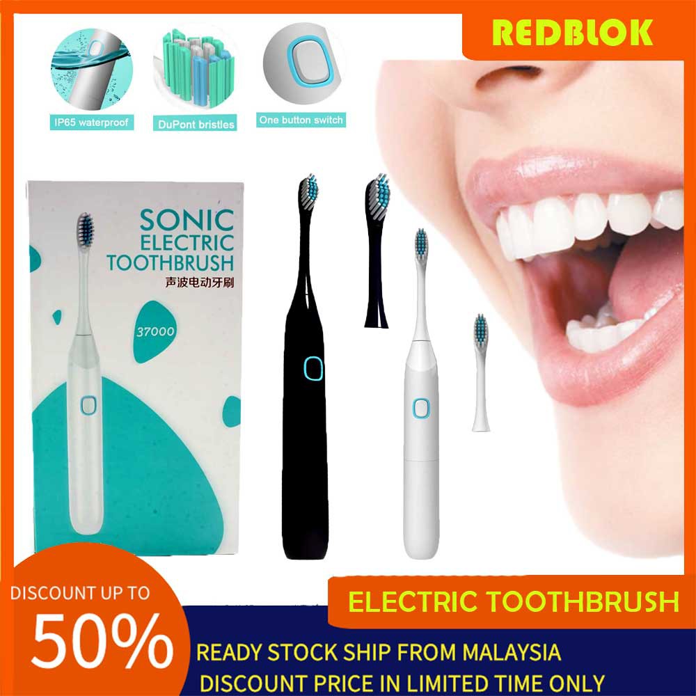 🔥 READY STOCK 🔥 REDBLOK toothbrush Waterproof Electric ultrasonic motor health Berus Gigi ...