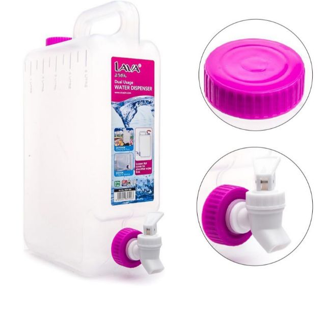 LAVA Plastic Dual Usage Water Dispenser (5L) | Shopee Malaysia