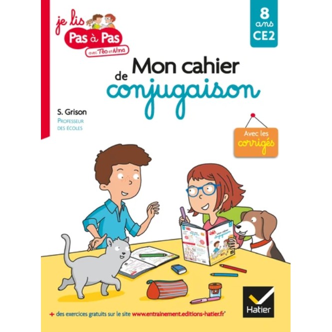 French verbs practice book: Mon Cahier De Conjugaison (8 years old ...