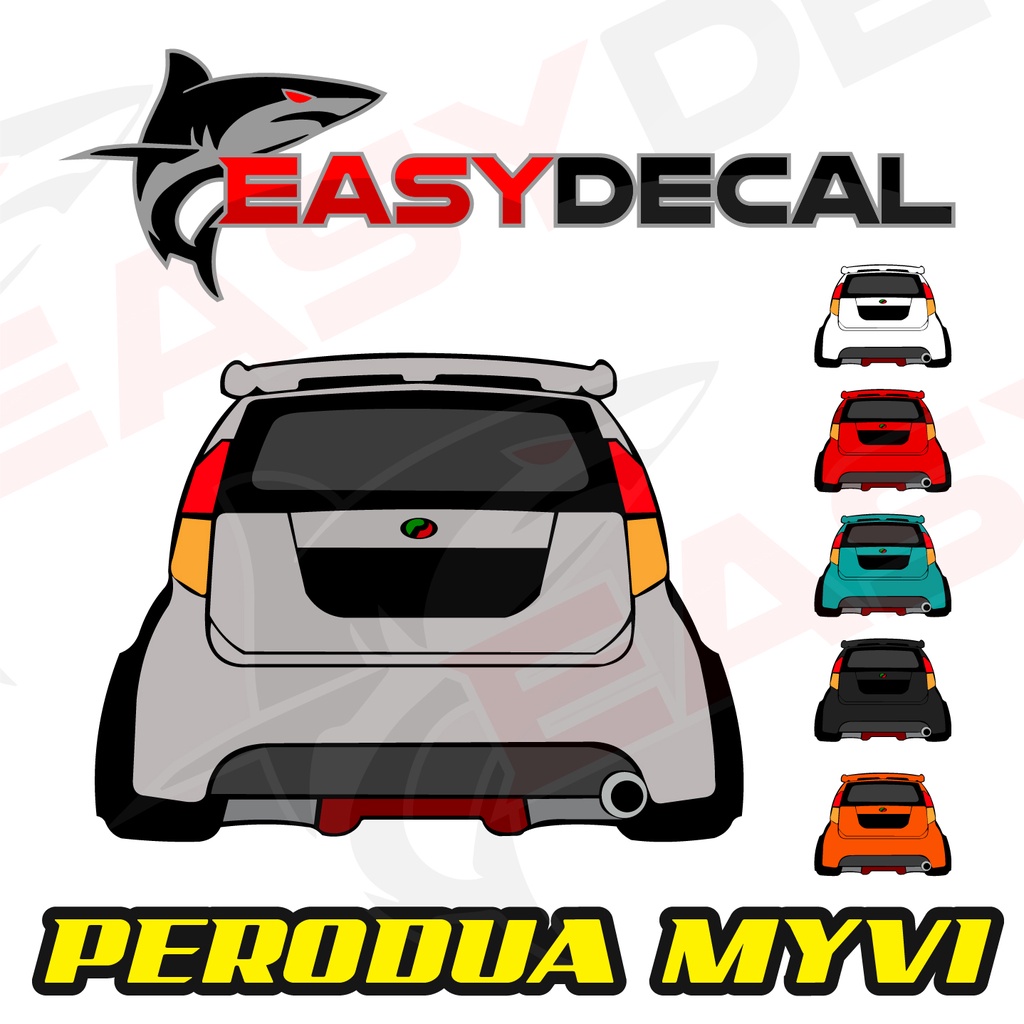 PERODUA MYVI STICKERS | Shopee Malaysia