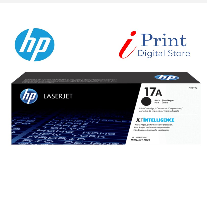 HP CF217A Black Original LaserJet Toner Cartridge | Shopee Malaysia