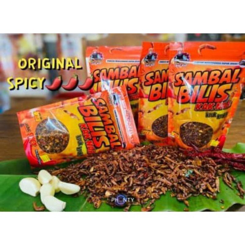 🔥🌶SAMBAL BILIS KAK NAB KRUKK KRAKK🌶🌶🔥 | Shopee Malaysia