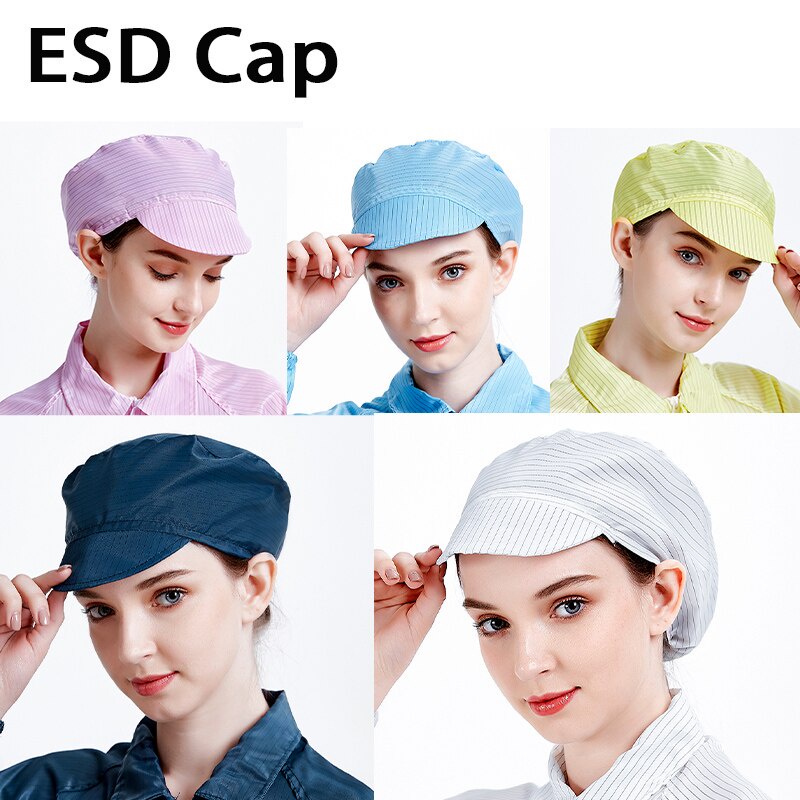 Anti-static Cap ESD Cap Hat Static Hat Cap Work Cap Dust Cap | Shopee ...