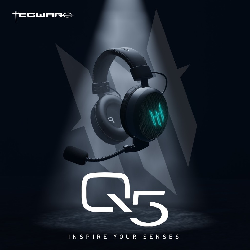 TECWARE Q5 PREMIUM GAMING 7.1 RGB GAMING HEADSET (READY STOCK ...