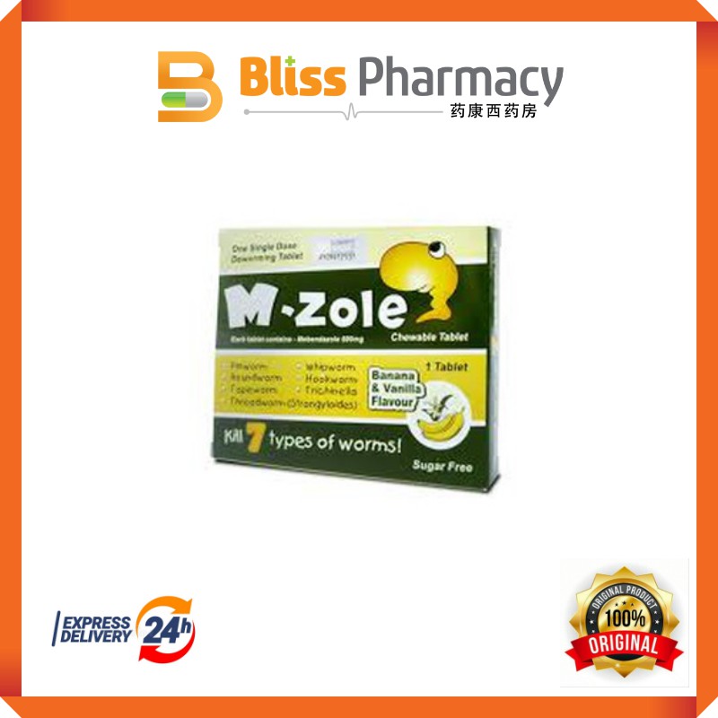 M-ZOLE CHEWABLE 500mg 1's | Shopee Malaysia