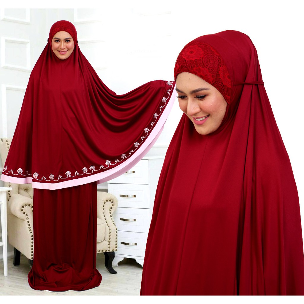 TELEKUNG SOLAT LACE VISCOSE VIETNAM | Shopee Malaysia