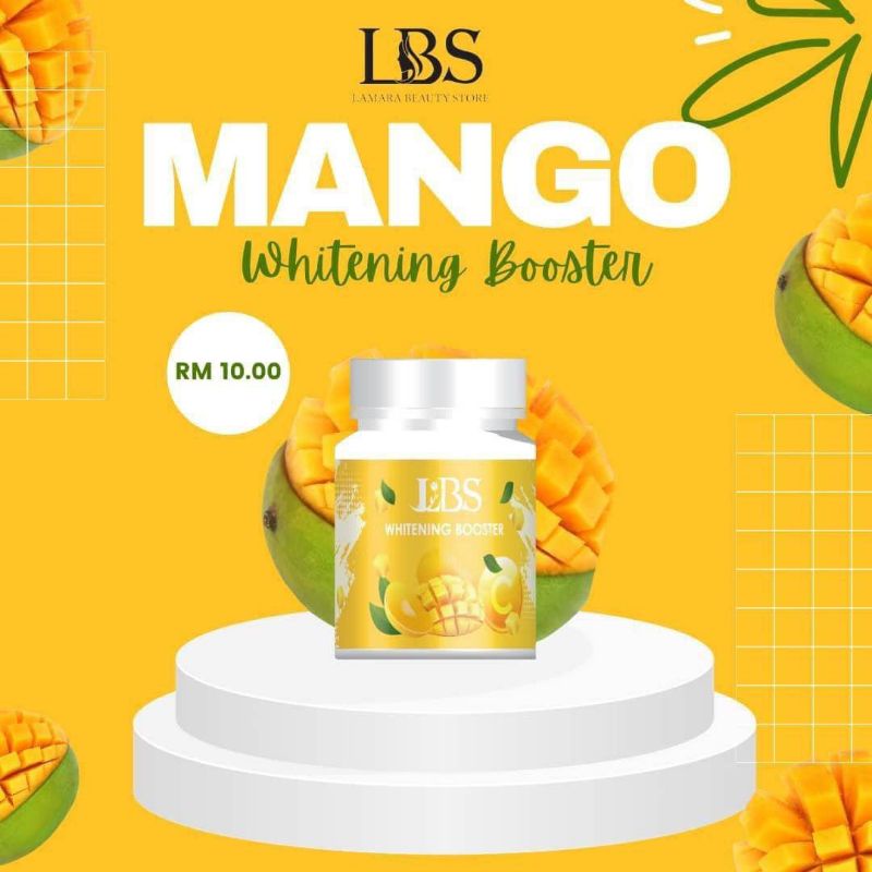 🌺MANGO WHITENING BOOSTER TURBO VIRAL [ VIRAL TIKTOK ] 💯 ORIGINAL HQ ...