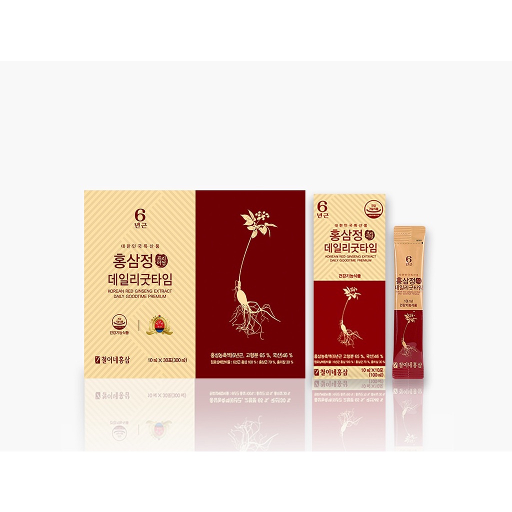 Korean Red Ginseng Extract Daily Goodtime Premium 30 Sticks(30ea ...