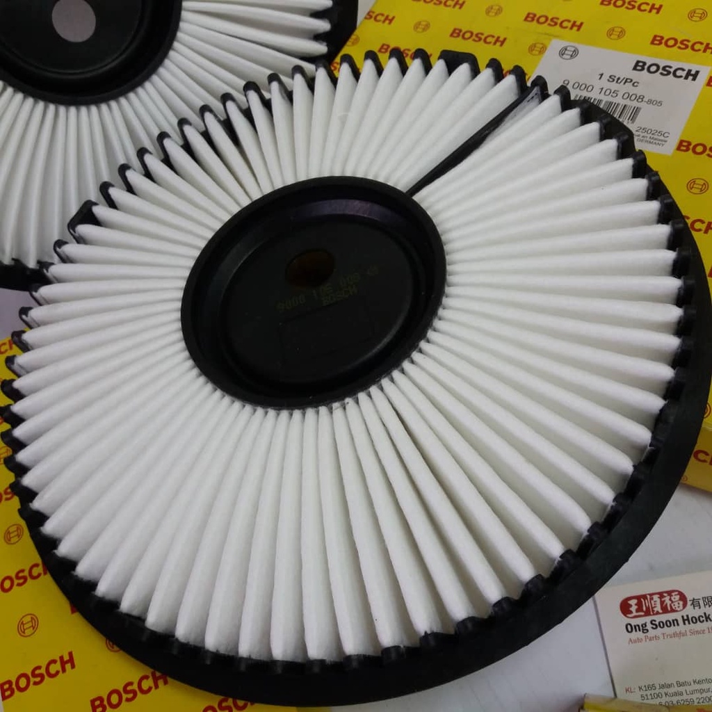 Air Filter Proton Saga Iswara Wira Satria 1.3 1.5 12V Carburetor Bosch ...