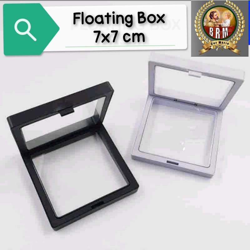 Floating Box (white & black) 7x7 cm | Shopee Malaysia
