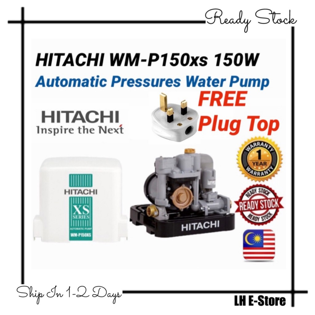 Hitachi Automatic Pressure Water Pump WM-P150XS / Automatik Pam Air ...